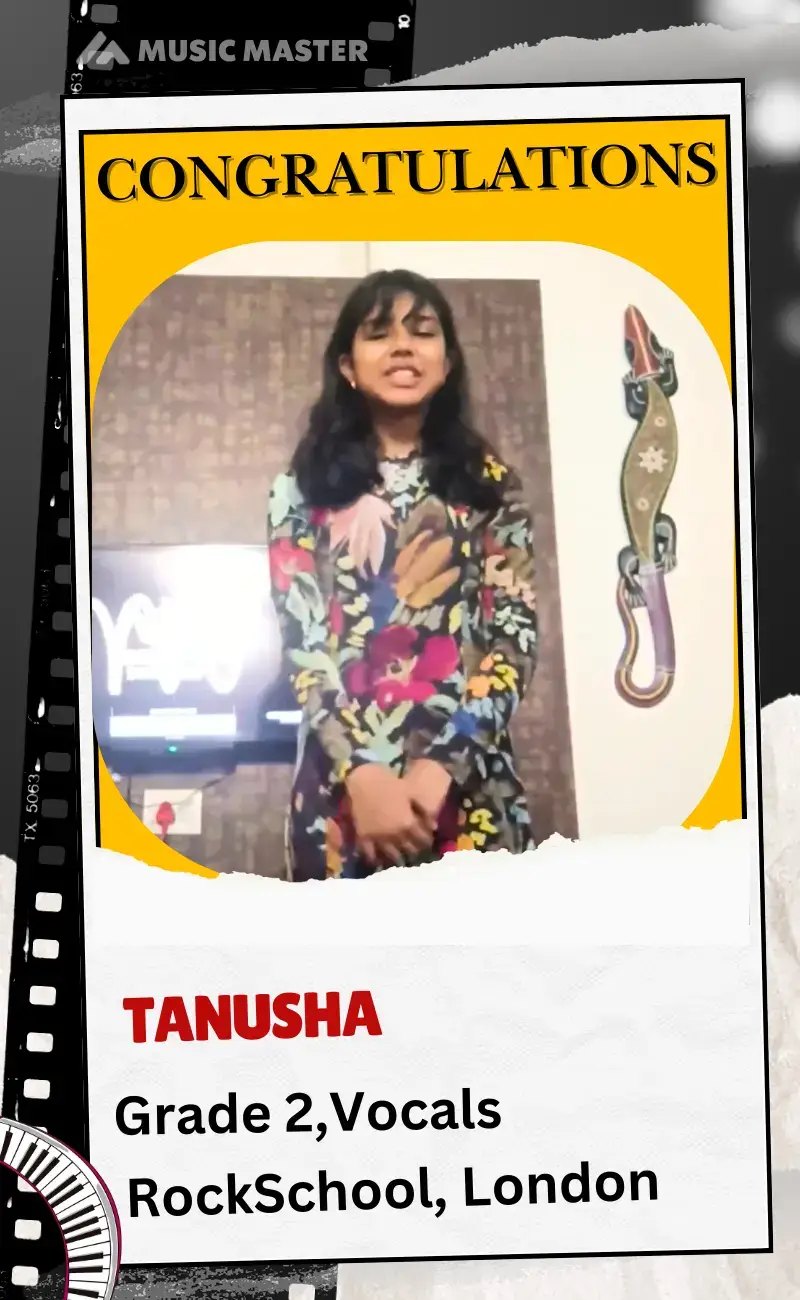 Tanusha -Western VocalsRSLGrade 2-musicmaster - musicmaster.in